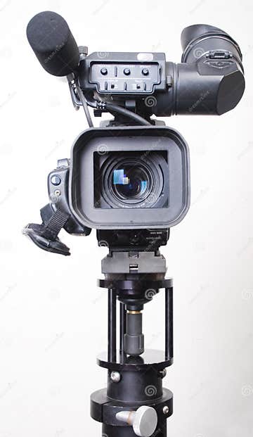 Stand video camera stock photo. Image of black, videocamera - 8903010