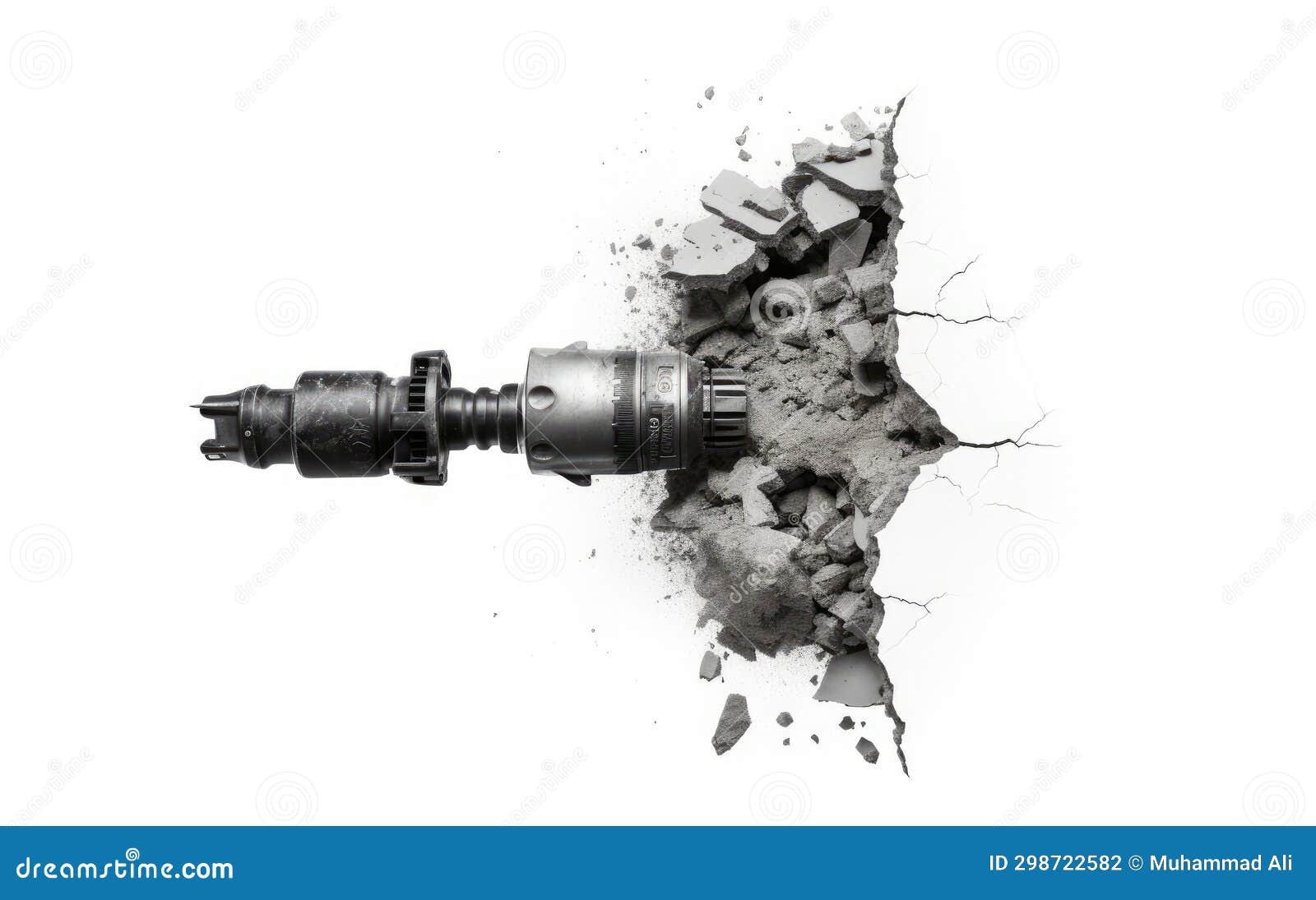 Standalone Breaker Display on White Background Stock Illustration ...