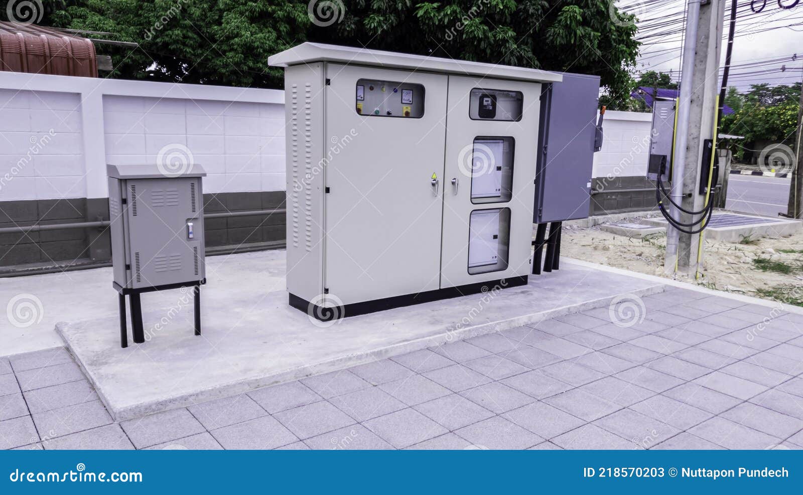 Standalone Electrical Switchboard for Small Business Stock Image ...