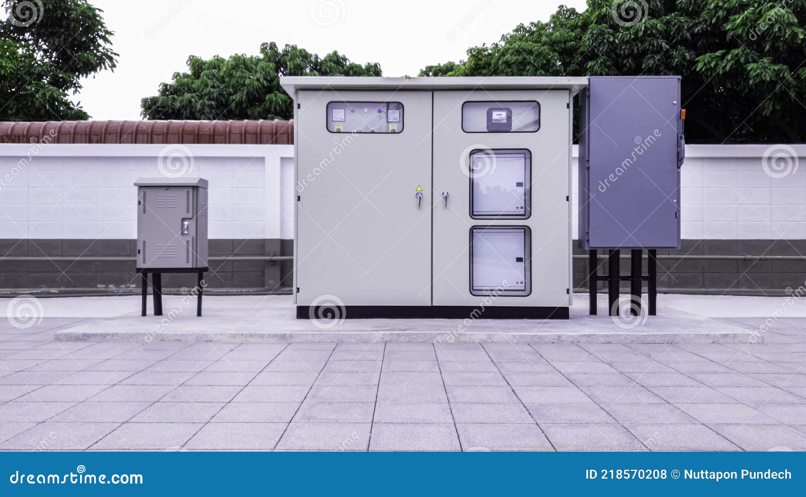 Standalone Electrical Switchboard for Small Business Stock Photo ...