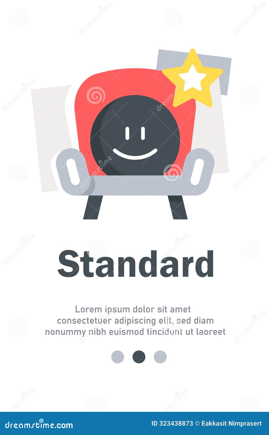 Service Upgrade Concept, Three Options, Basic Subscription, Standard ...