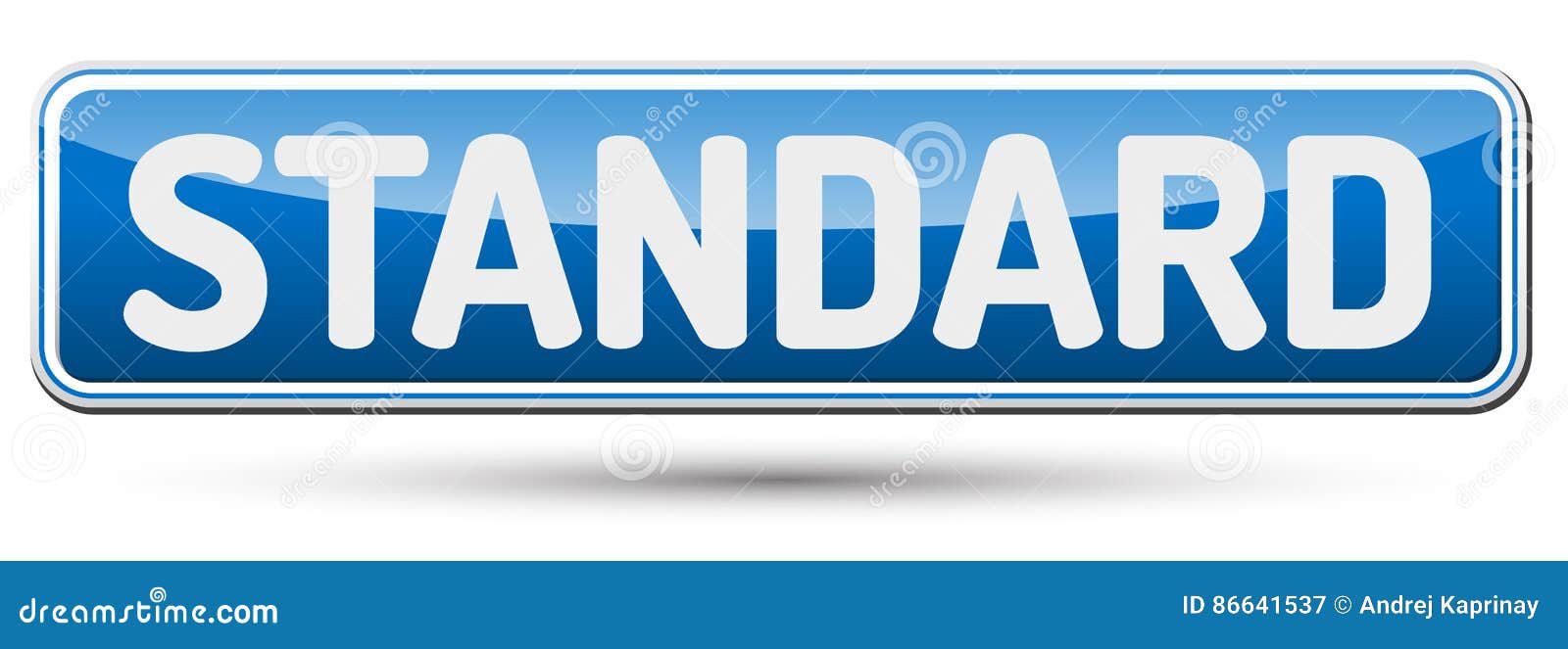 STANDARD - Abstract Beautiful Button with Text. Stock Vector ...