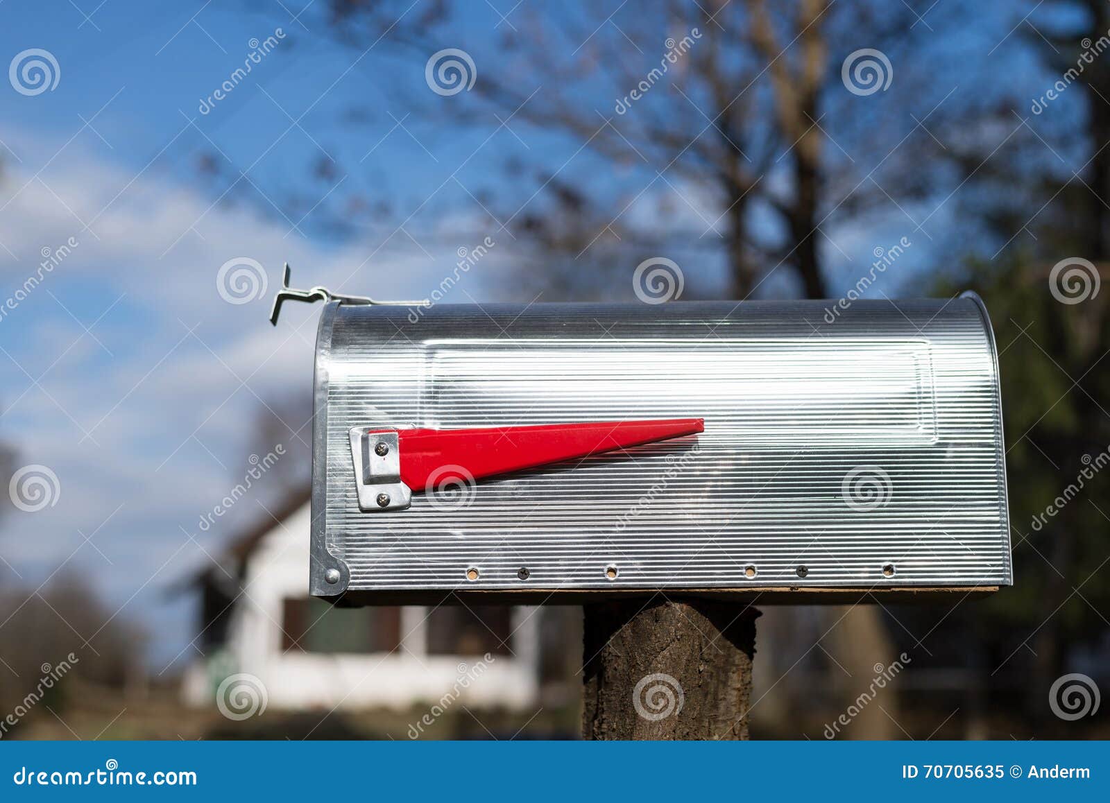 Standard American post box stock image. Image of letter - 70705635