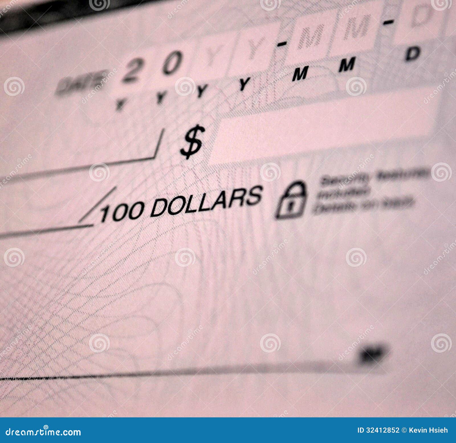 Standard bank check stock photo. Image of accounting - 32412852