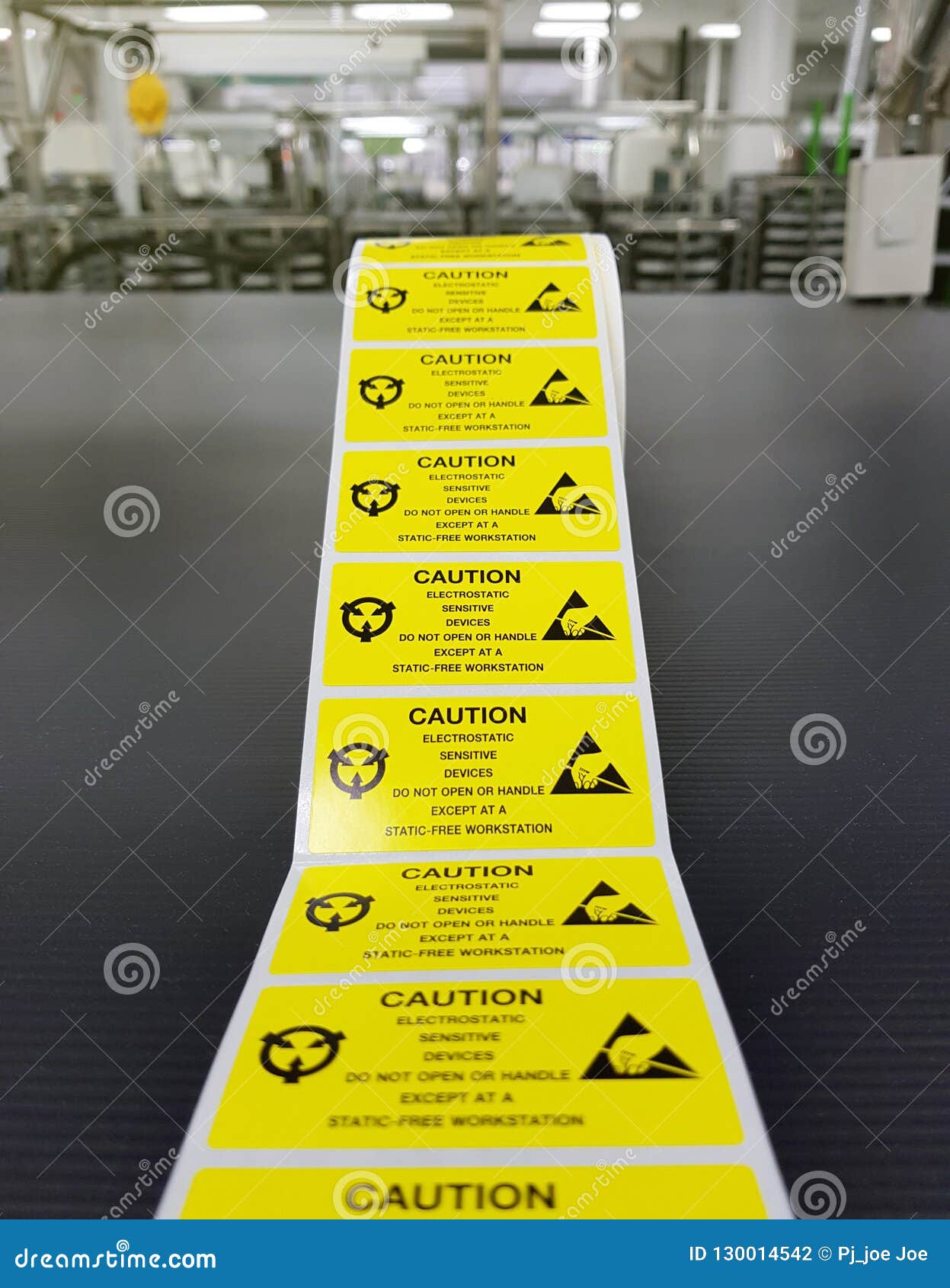 Standard Caution Label with Text Stock Photo - Image of area ...