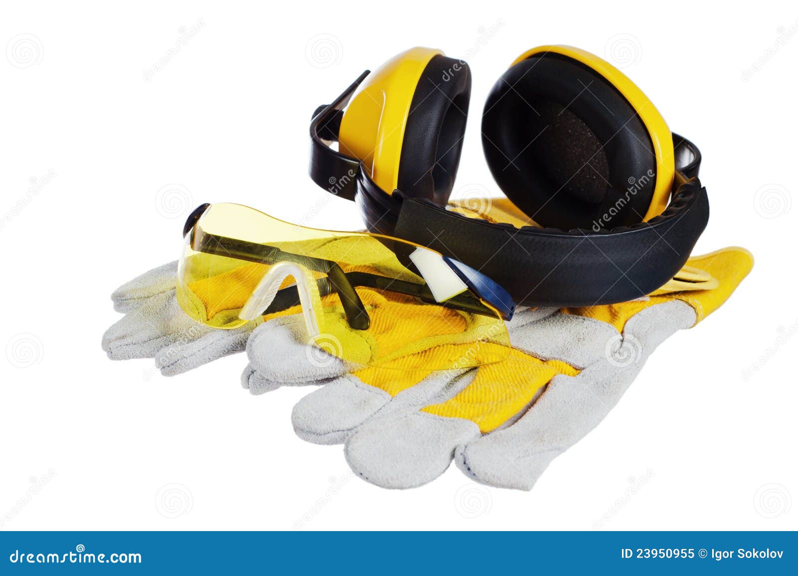 Standard Construction Safety Equipment Stock Image - Image of ...