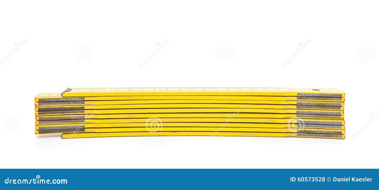 Standard Folding Meter Stick Stock Photo - Image of yardstick, meter ...