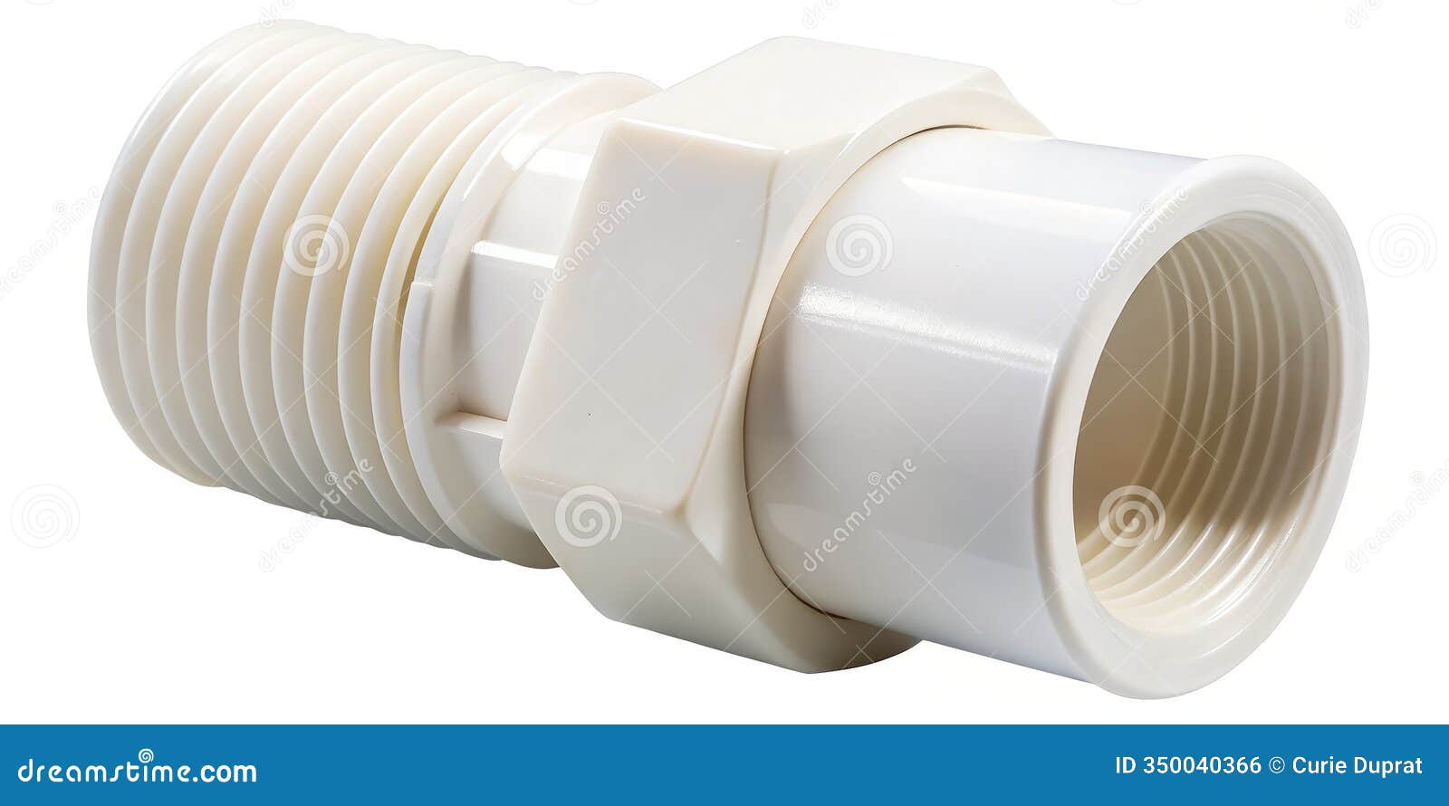 1Inch Schedule 40 PVC Pipe With Threaded Adapter Socket Connection For ...
