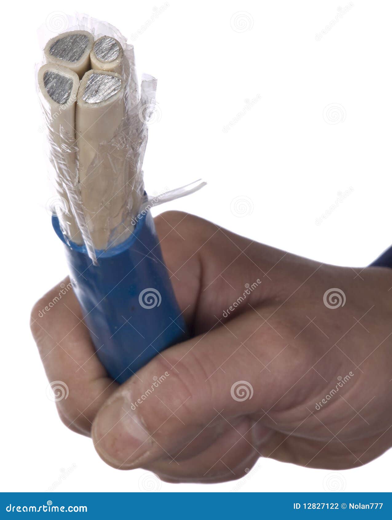 Standard Insulated Power Cable Stock Photo - Image of main, cable: 12827122