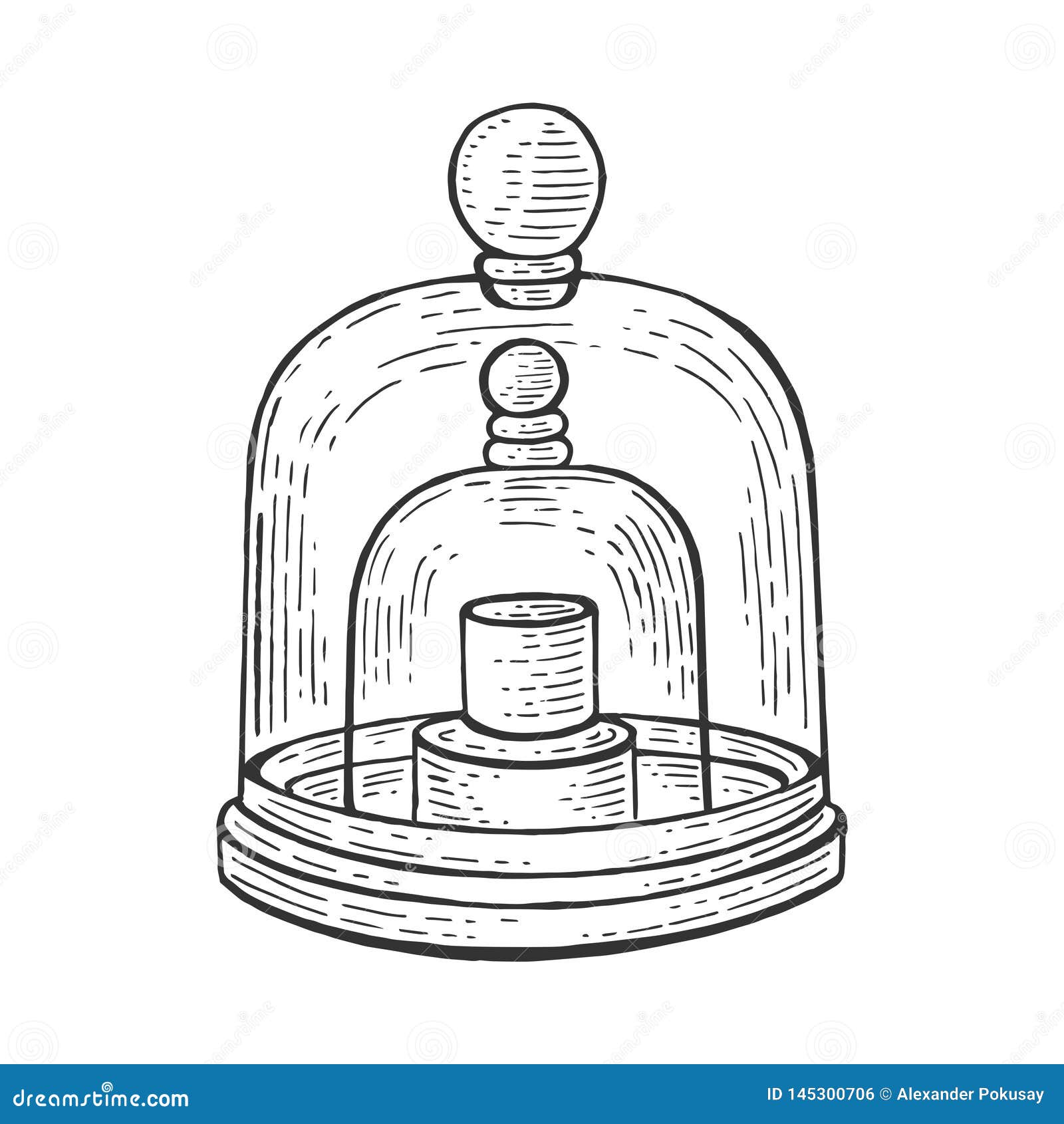 Standard Kilogram Sketch Engraving Vector Stock Vector - Illustration ...