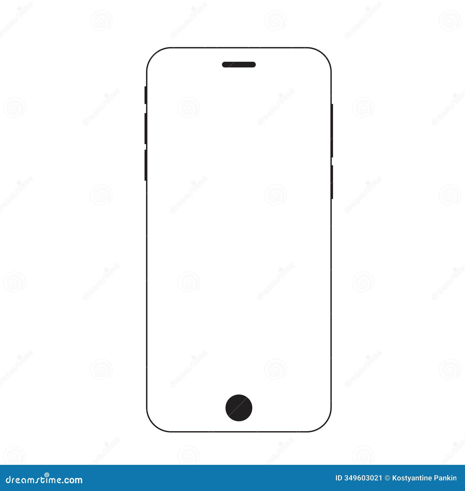 Standard mobile phone case stock vector. Illustration of clipart ...