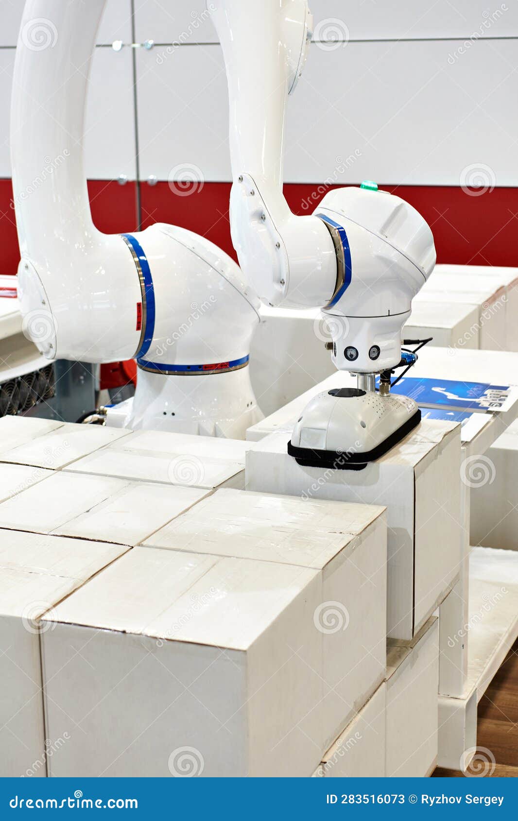 Standard Multipurpose Robot Stock Image - Image of modern, engineering ...