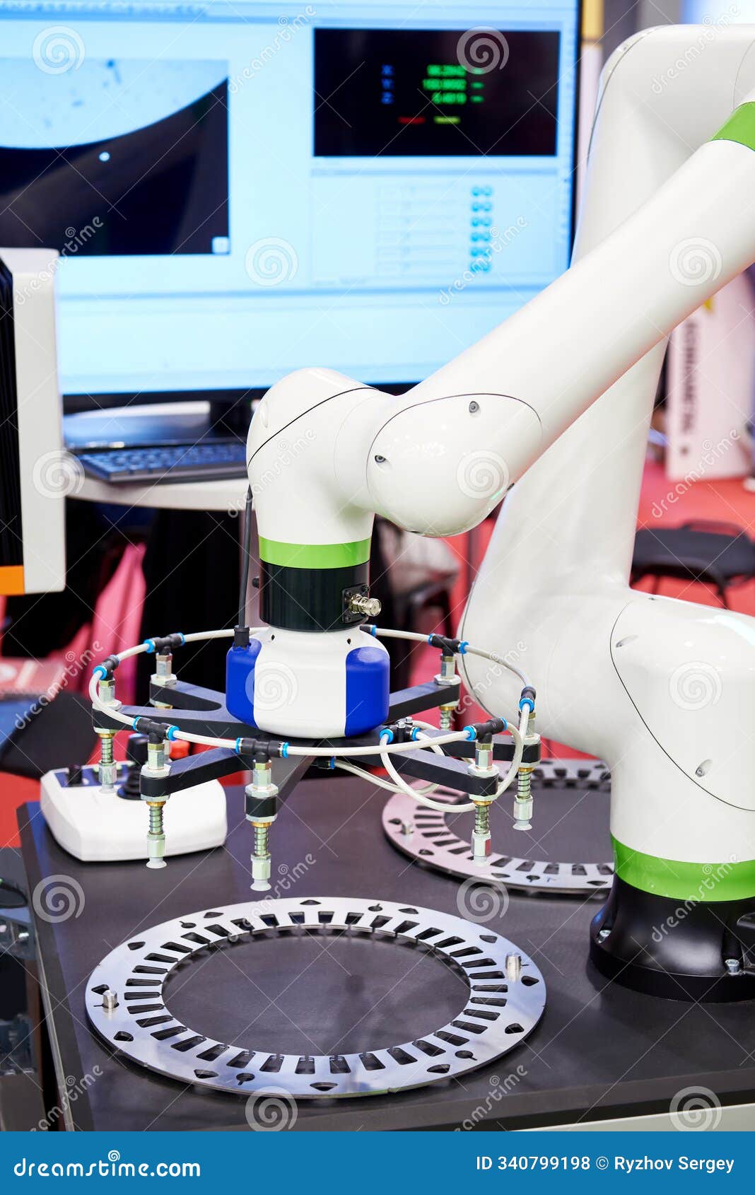 Standard Multipurpose Robot And CNC Vision Measuring System Stock Image | CartoonDealer.com ...