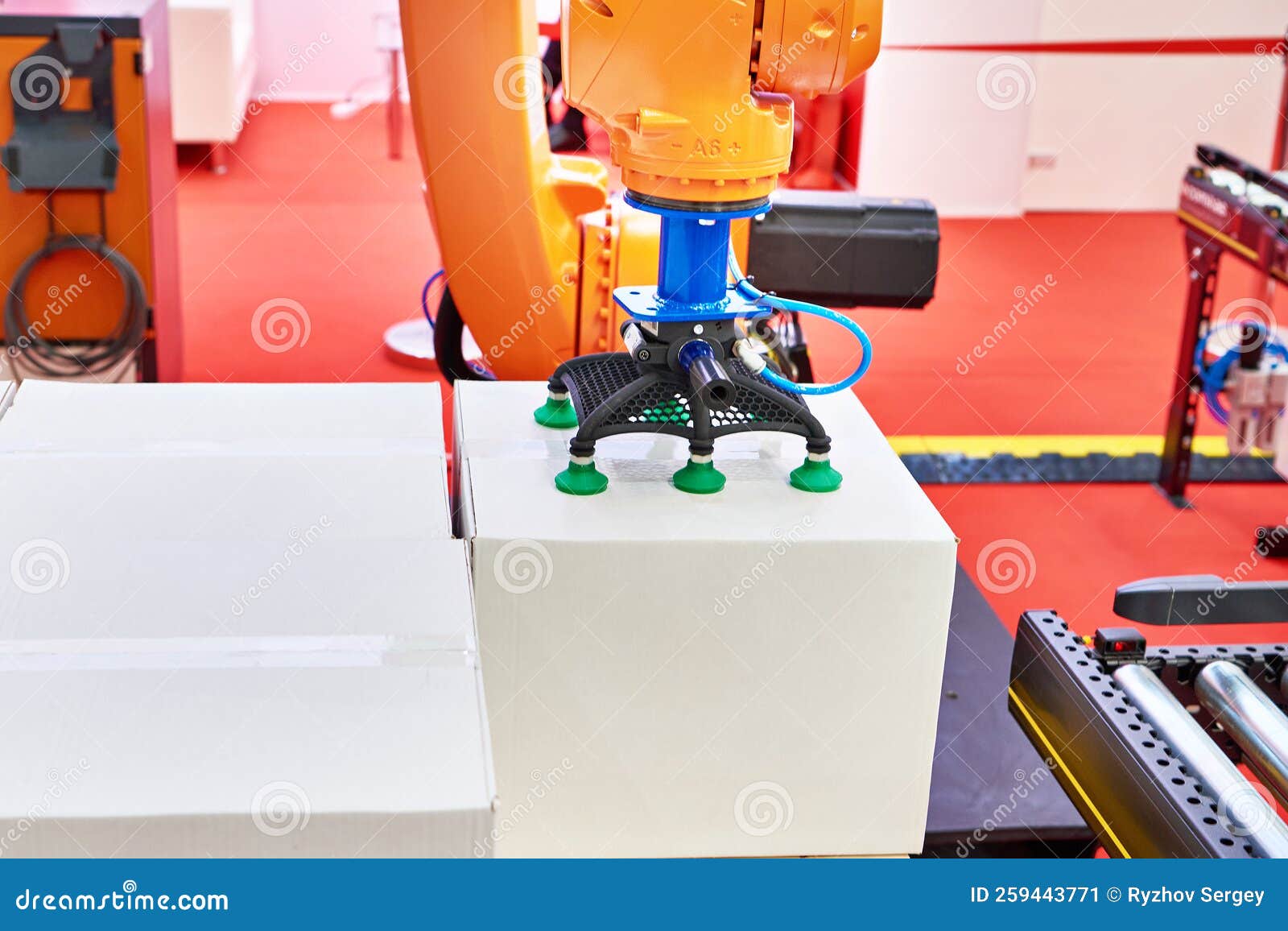 Standard Multipurpose Robot Stock Image - Image of industrial ...