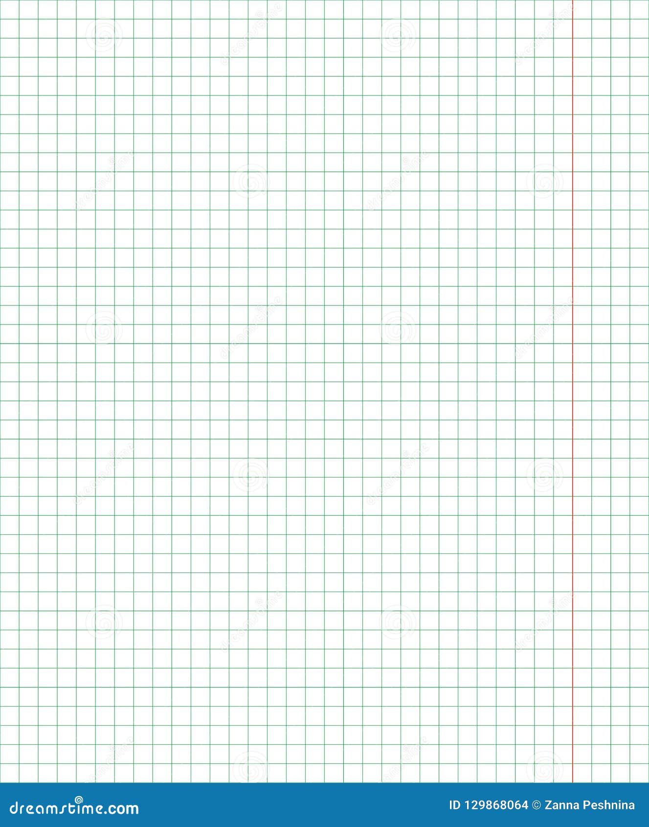 Standard Notebook Sheet Vertical Cage 5 Millimeter Pattern of School ...