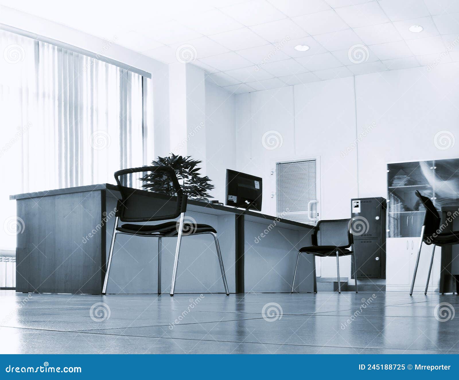 Standard Office Interior , Furniture Stock Image - Image of style ...