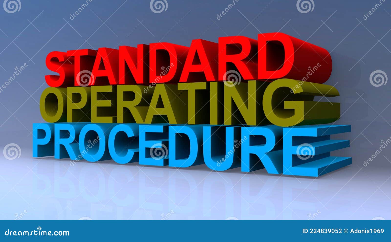 Standard Operating Procedure SOP Infographic In 3D Style Vector ...
