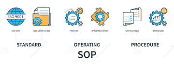 Standard Operating Procedure Vector Infographics Stock Illustration ...