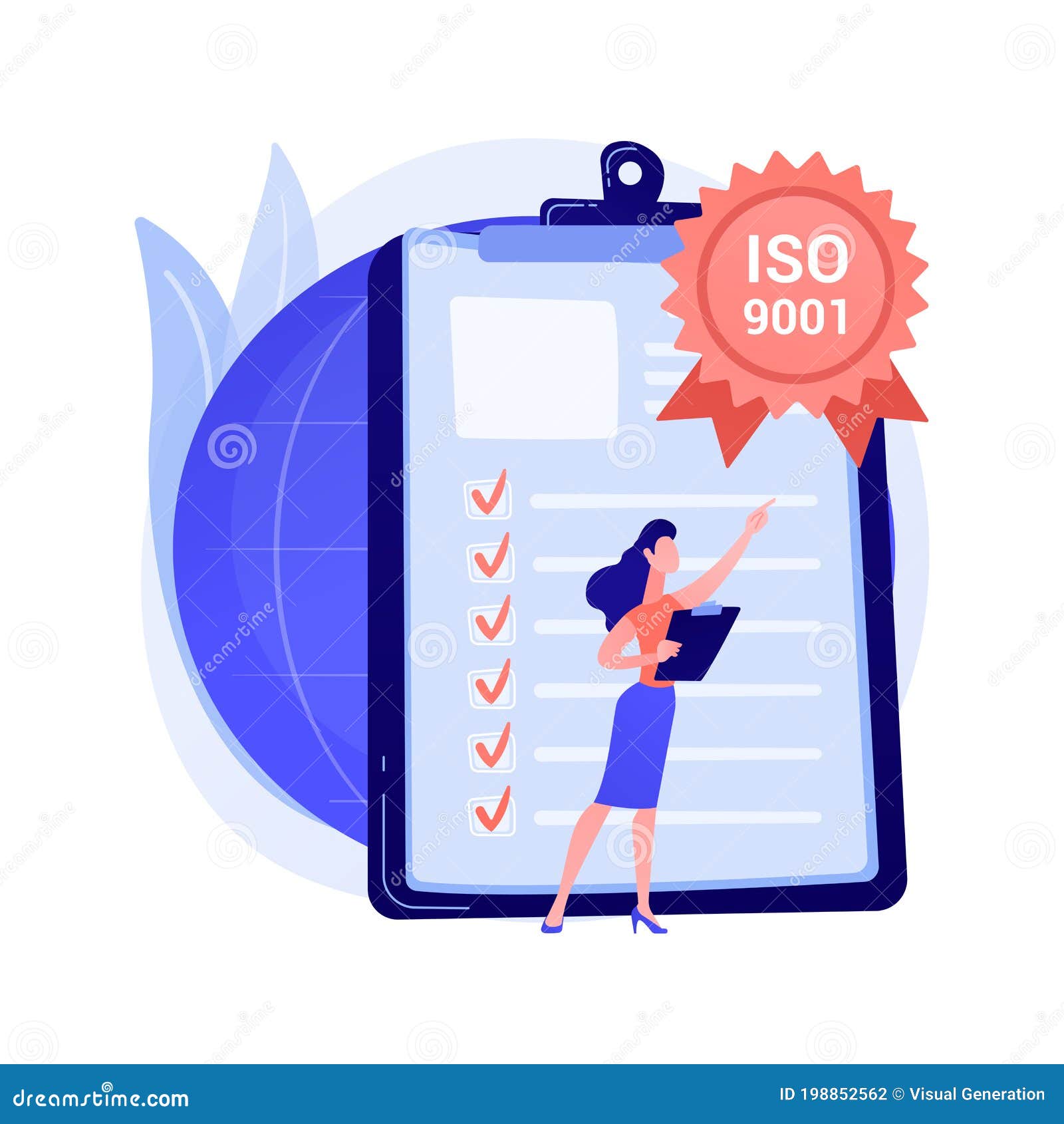 Standard for Quality Control Abstract Concept Vector Illustration ...