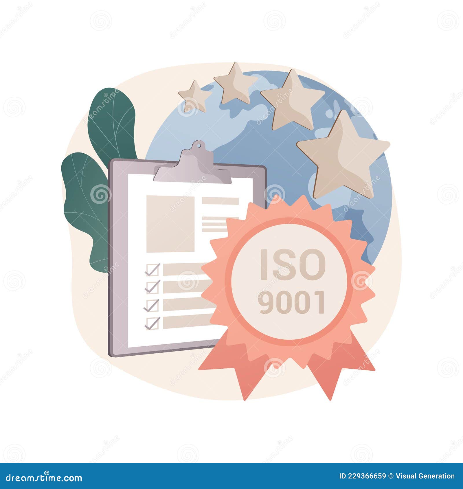Standard For Quality Control Abstract Concept Vector Illustration