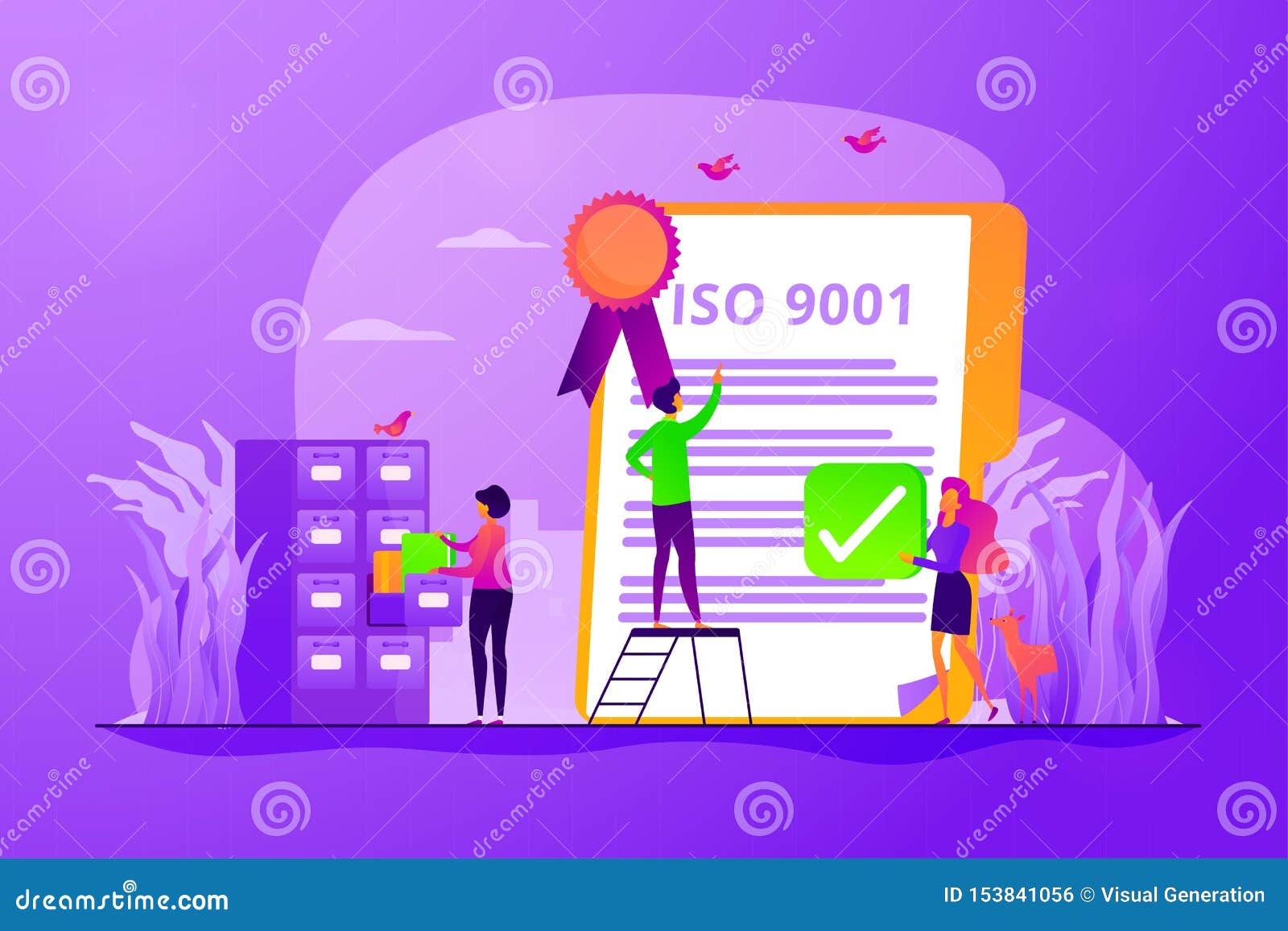 Standard for Quality Control Concept Vector Illustration Stock Vector ...