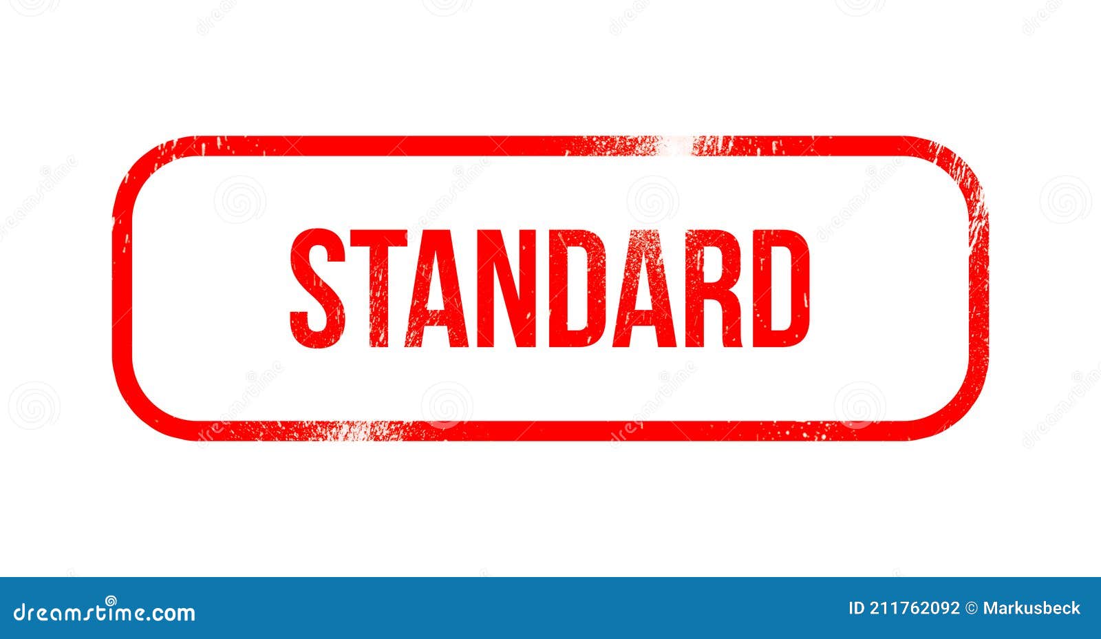Standard - Red Grunge Rubber, Stamp Stock Illustration - Illustration ...