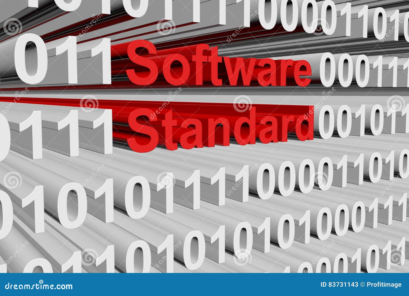 Standard Software stock illustration. Illustration of information ...