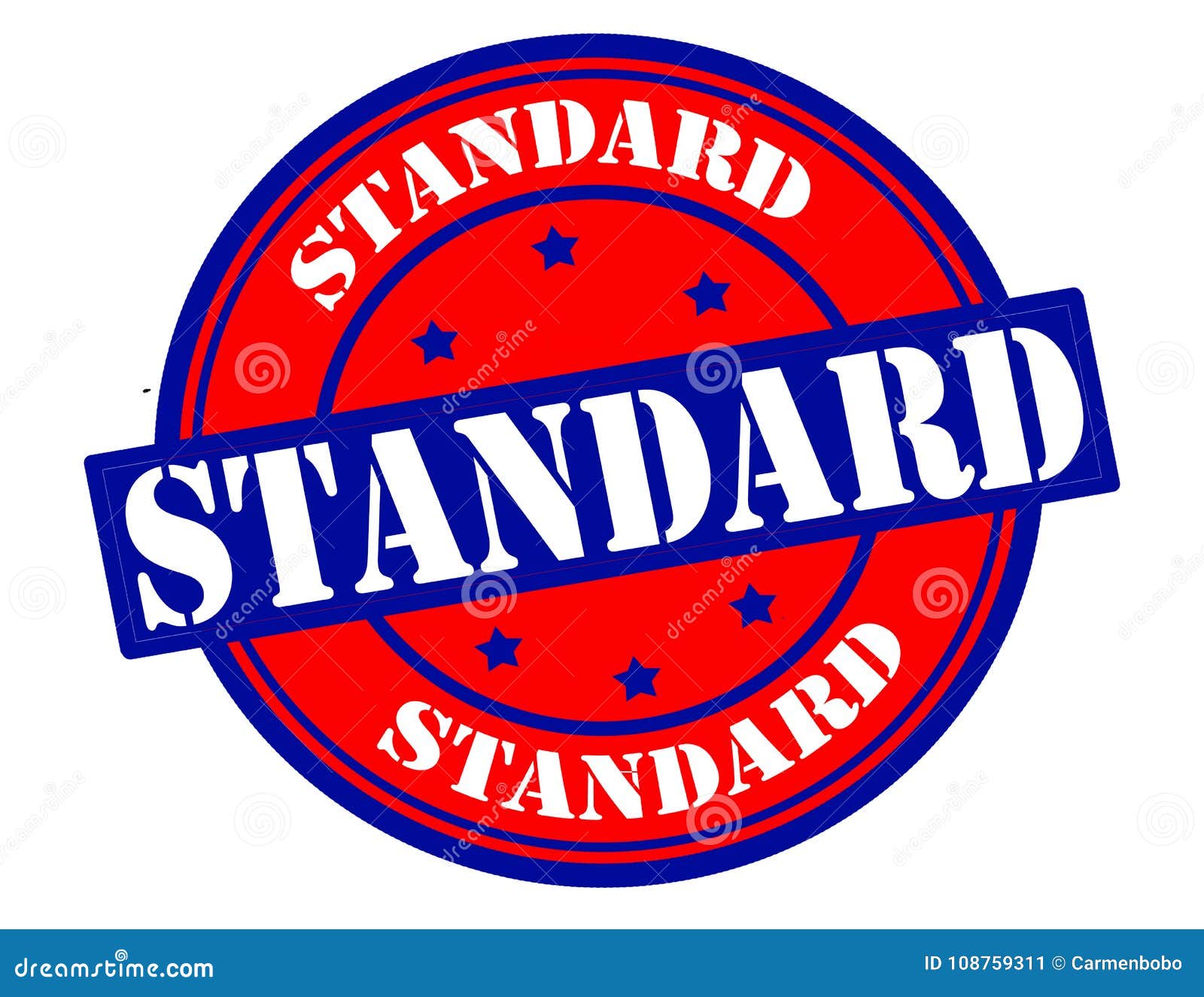 Standard stock illustration. Illustration of standard - 108759311