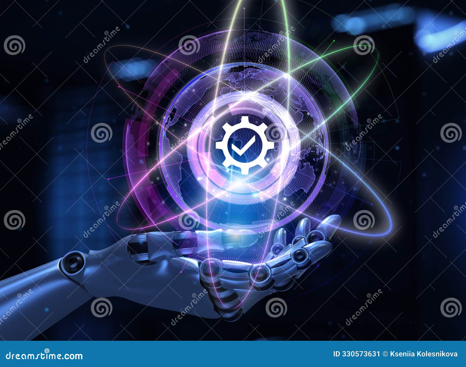 Standard Standardization Certification Quality Control Assurance. Robot ...