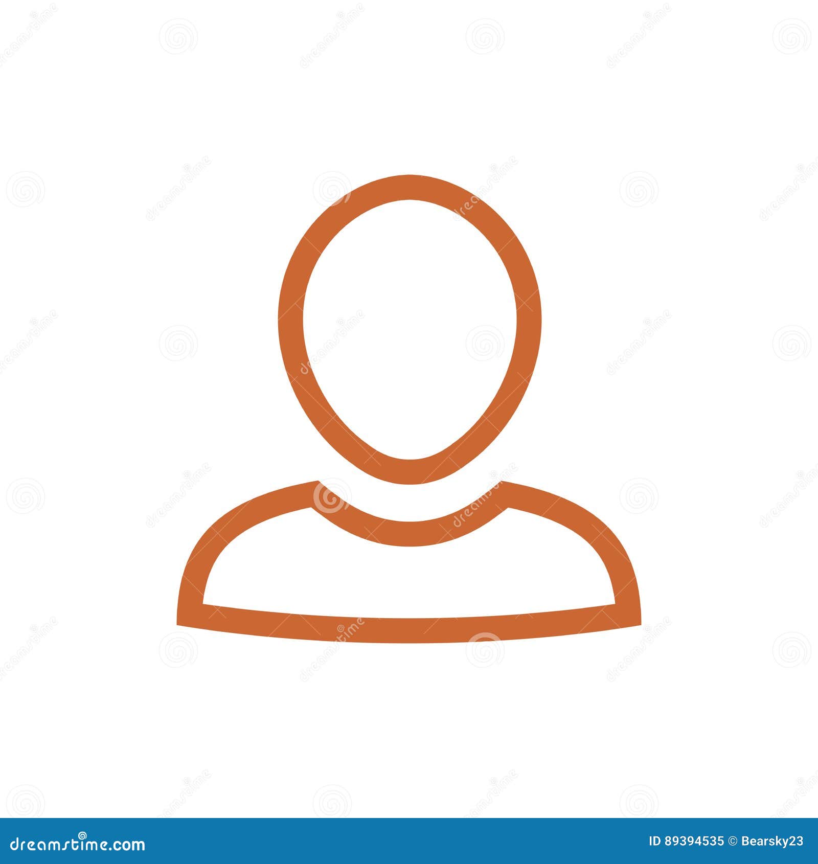 Standard User Icon For UI Or UX Designs Vector Illustration ...