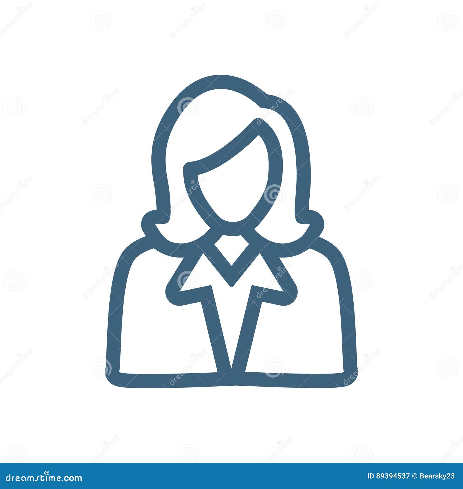 Standard User Icon For UI Or UX Designs Vector Illustration ...