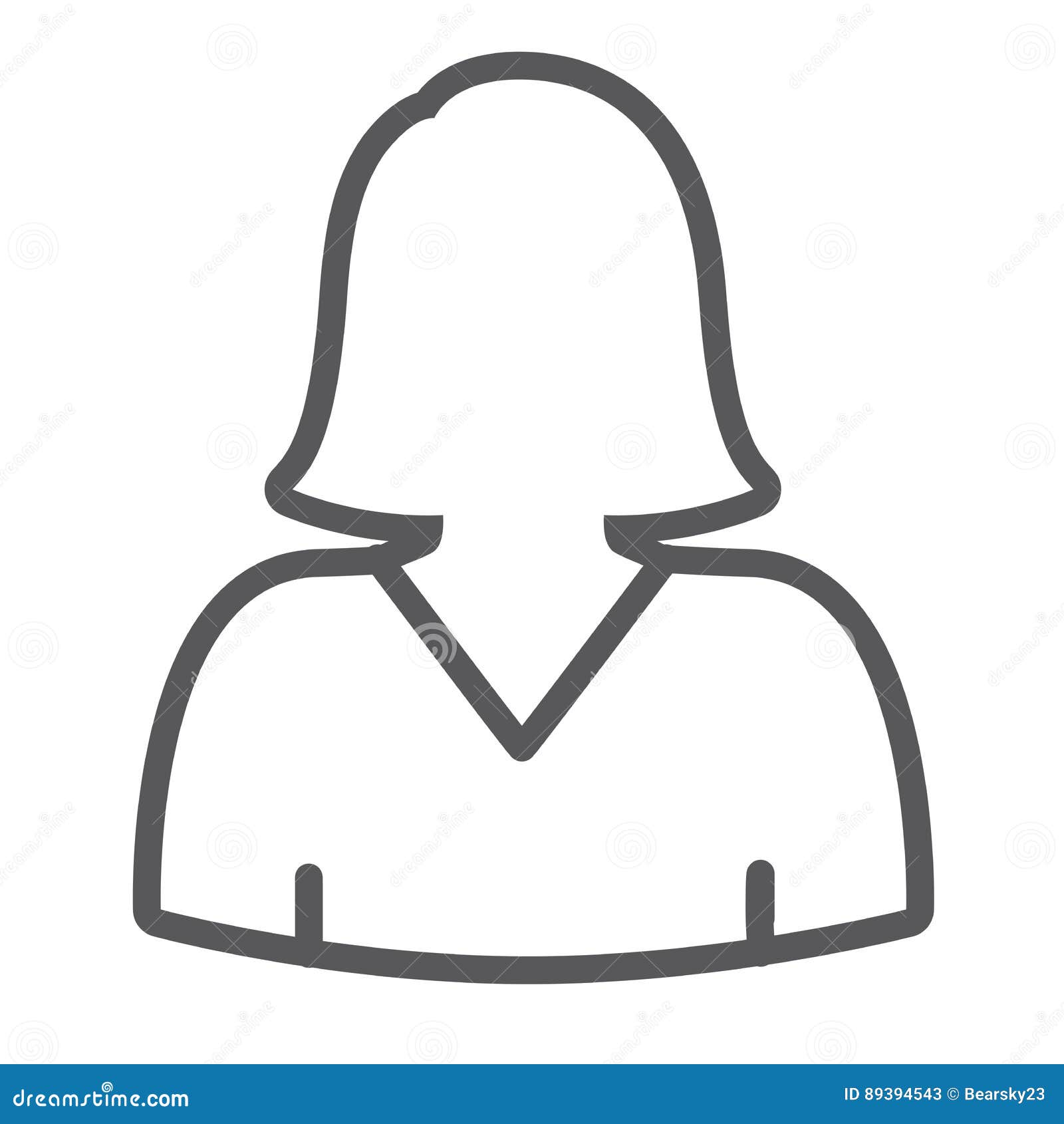 Standard User Icon Set stock vector. Illustration of avatar - 89394543