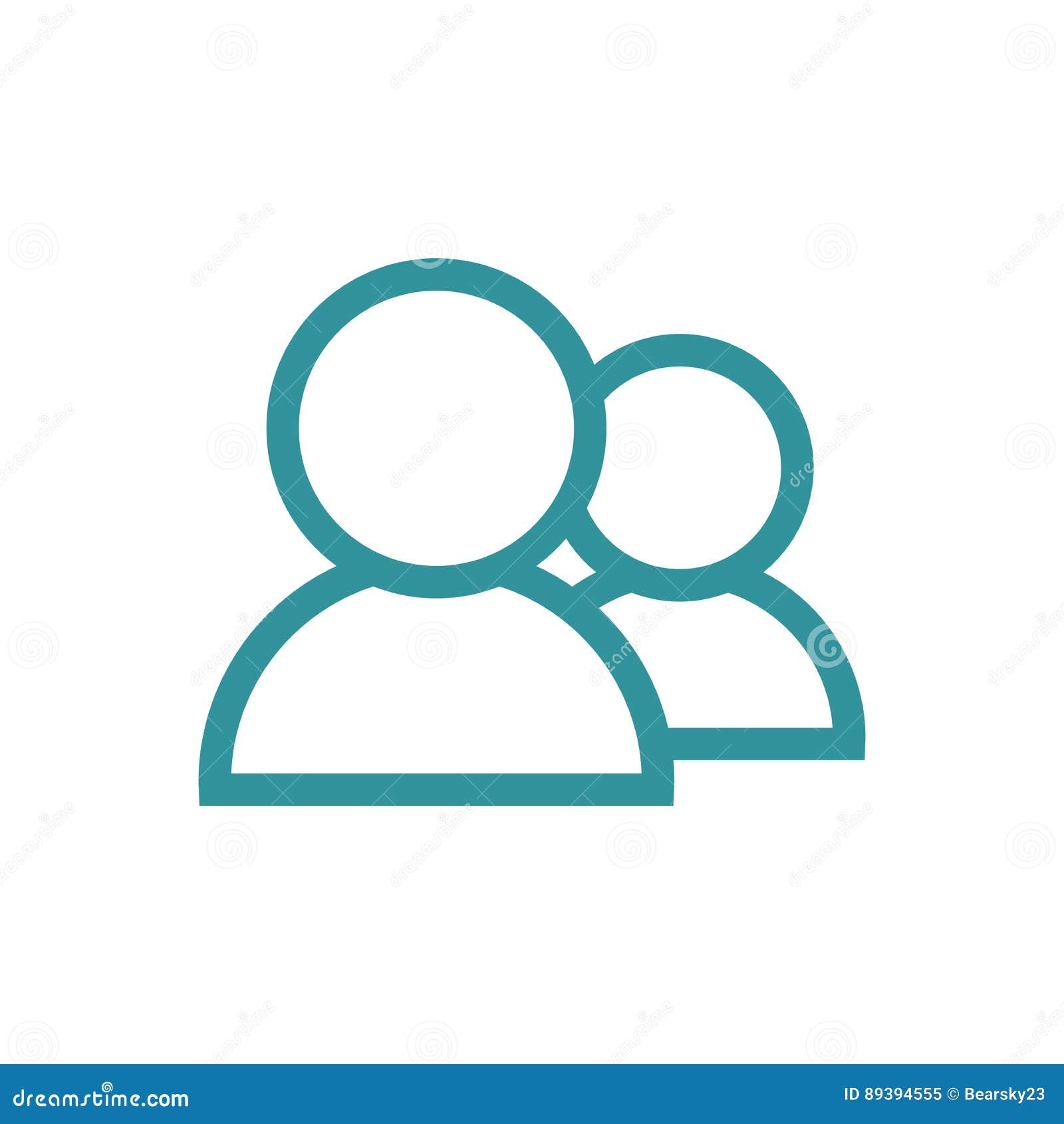 Standard User Icon For UI Or UX Designs Vector Illustration ...