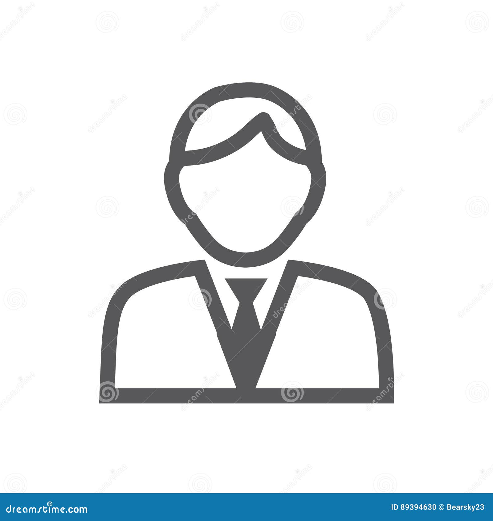 Standard User Icon Set Vector Illustration | CartoonDealer.com #89394630