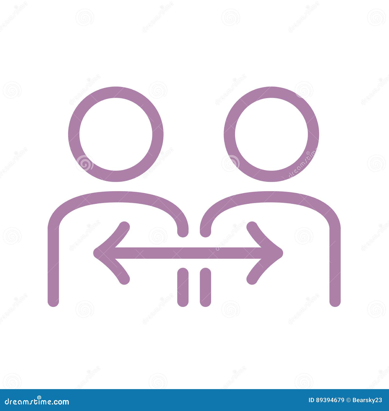 Standard User Icon Set stock vector. Illustration of name - 89394679