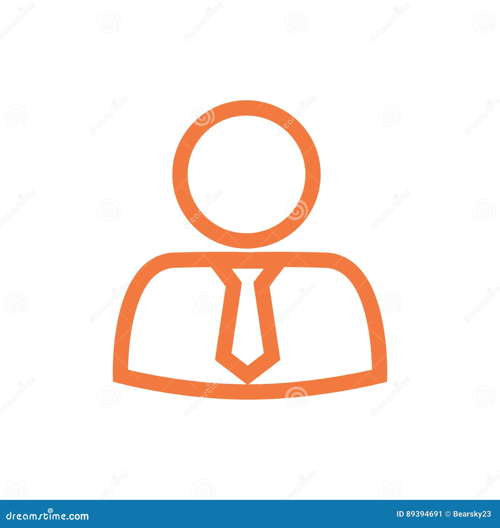 Standard User Icon Set stock vector. Illustration of online - 89394691