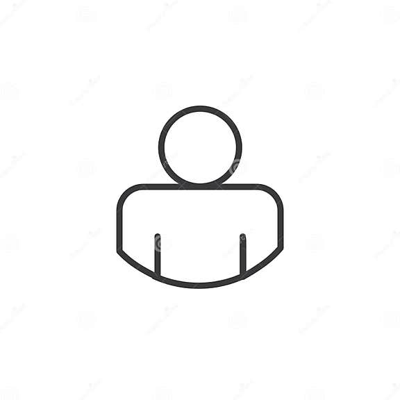 Standard User Icon for UI or UX Designs Stock Vector - Illustration of ...