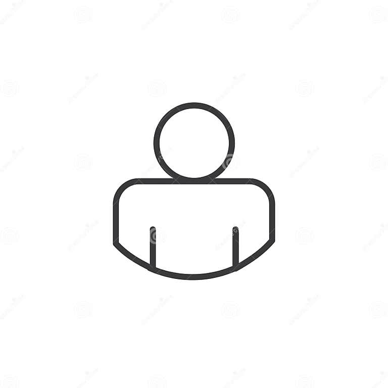 Standard User Icon for UI or UX Designs Stock Vector - Illustration of ...