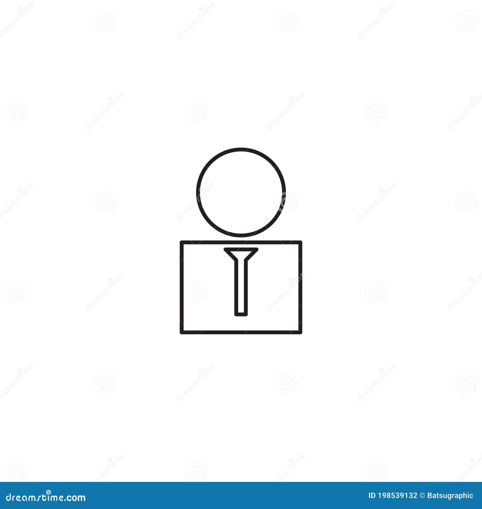 Standard User Vector Icon Design Template Stock Vector - Illustration ...