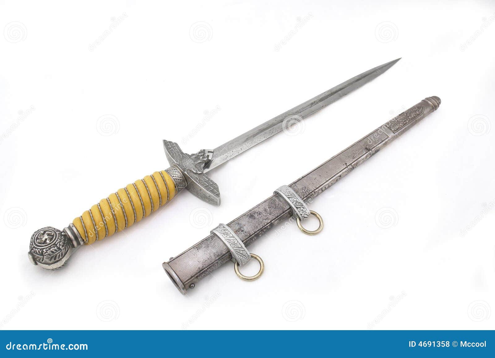 StandardDolch (Dolch) Des Deutschen Offiziers Stockfoto - Bild von ...