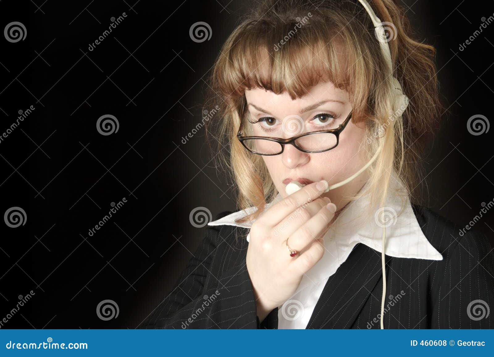 Standardiste photo stock. Image du appel, affaires, amical - 460608