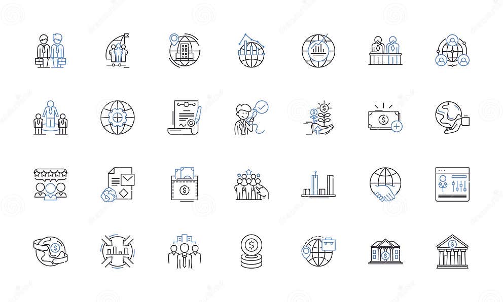 Standardization Line Icons Collection. Uniformity, Consistency ...