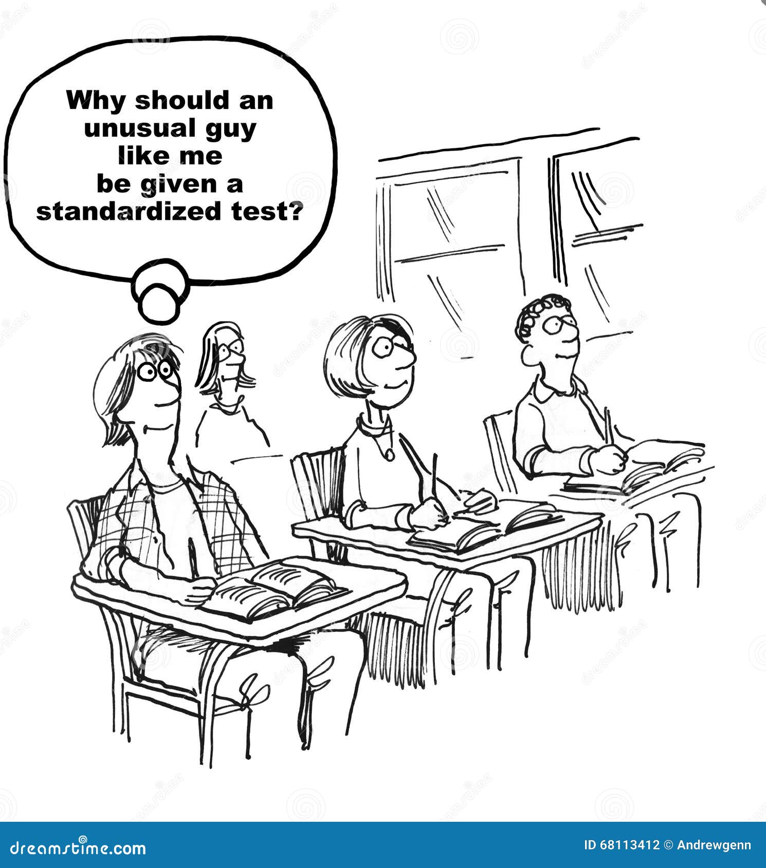 Standardized Test stock illustration. Illustration of teaching - 68113412
