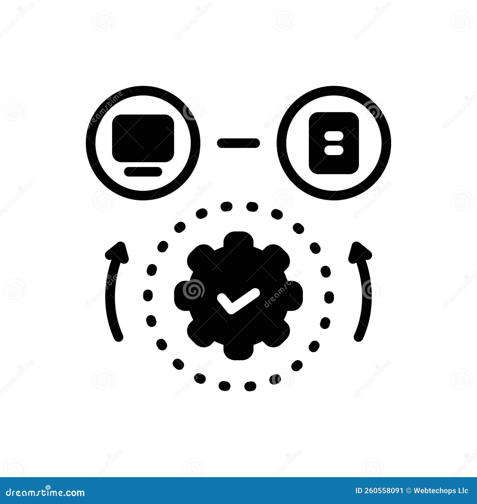 Black Solid Icon for Standards, Procedure and Compliance Stock Vector ...