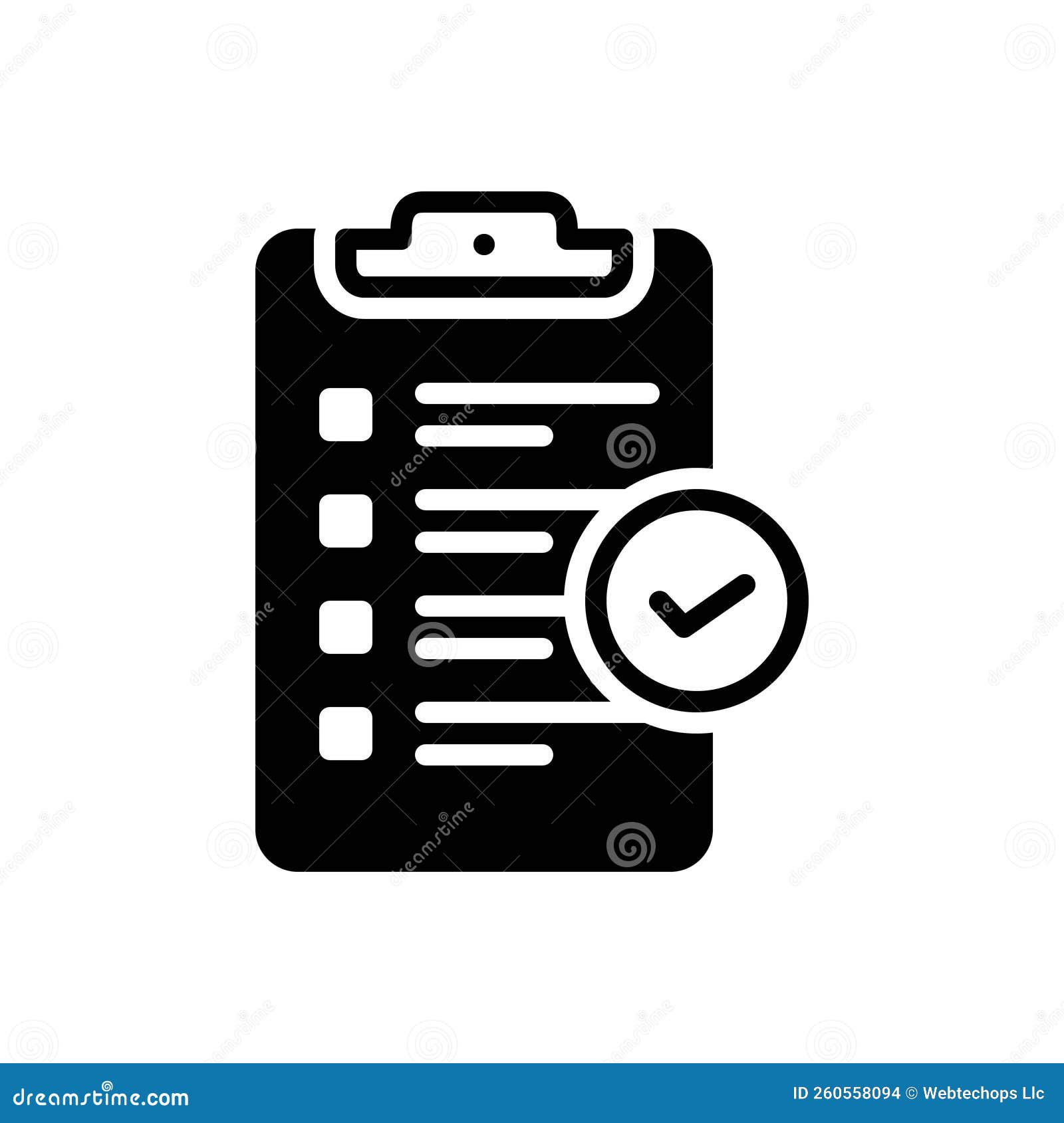 Black Solid Icon for Standards, Procedure and Compliance Stock Vector ...