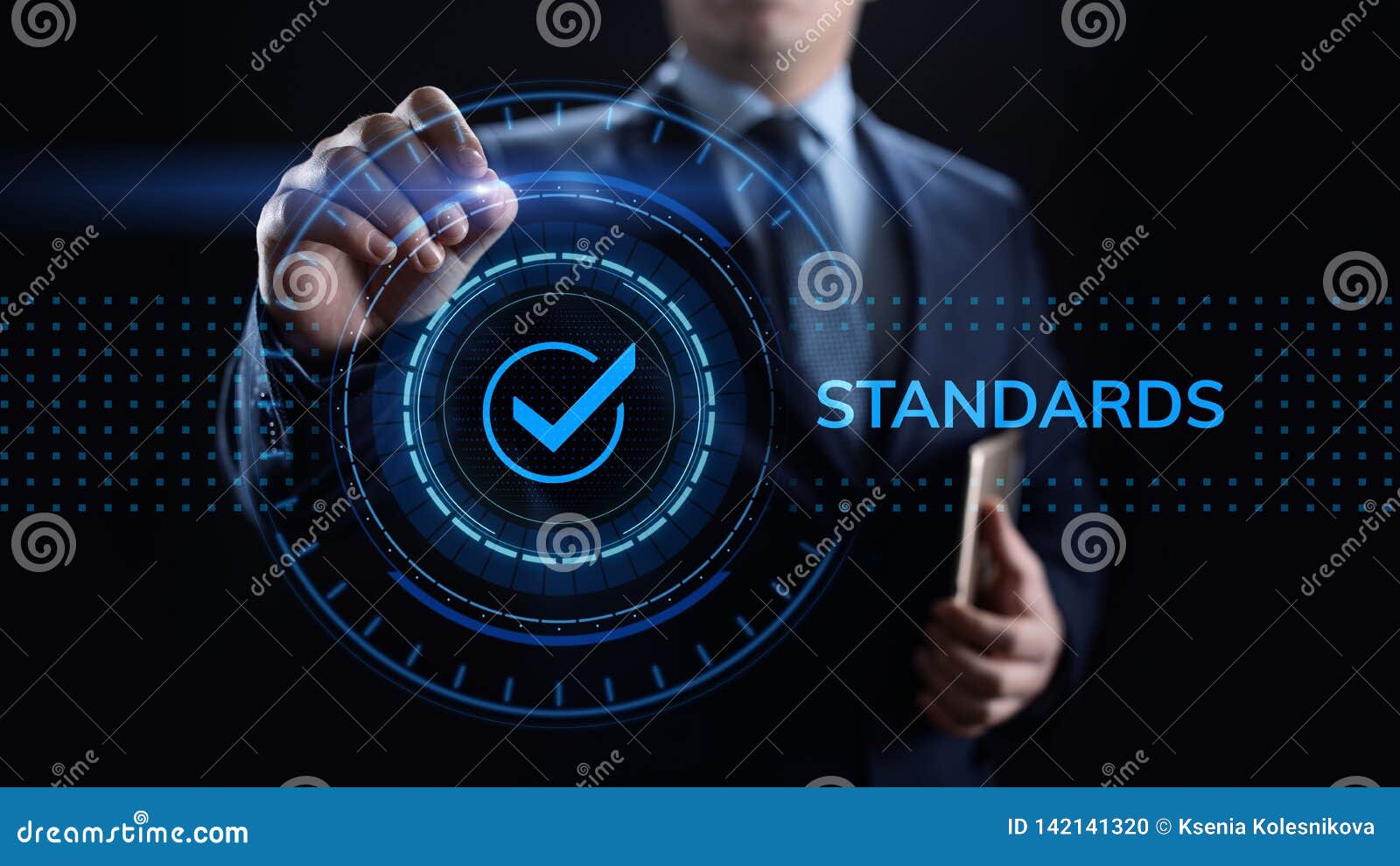 Standards, Quality Control, Assurance, ISO, Checkbox On Virtual Screen ...