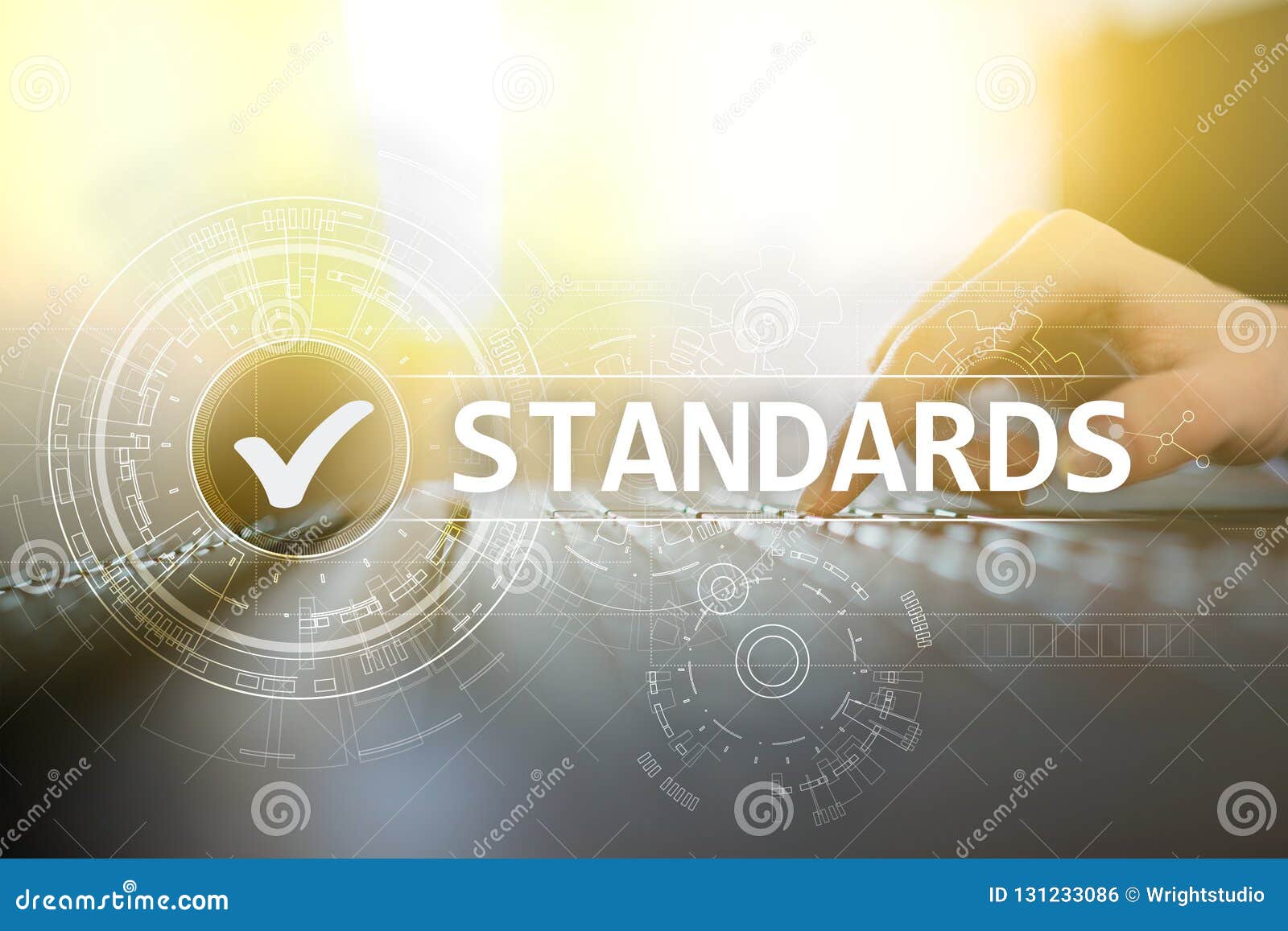 Standards, Quality Control, Assurance, ISO, Checkbox on Virtual Screen ...