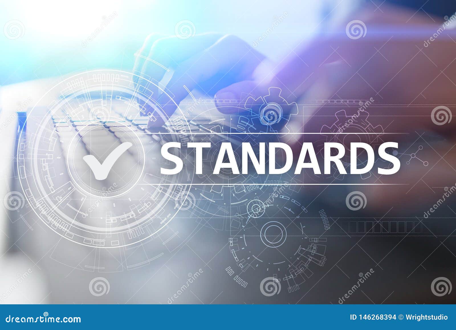 Standards, Quality Control, Assurance, ISO, Checkbox on Virtual Screen ...