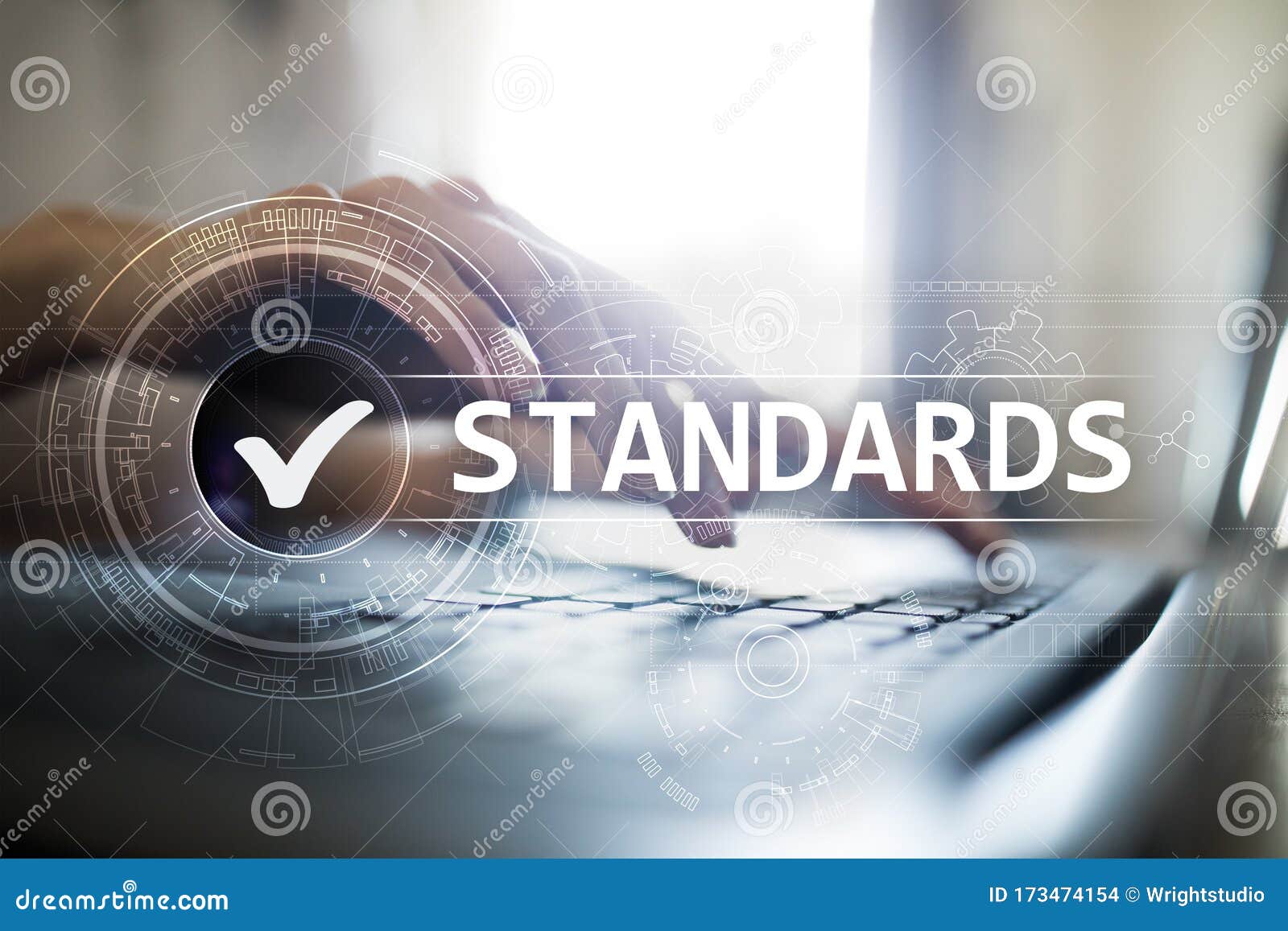 Standards, Quality Control, Assurance, ISO, Checkbox On Virtual Screen ...
