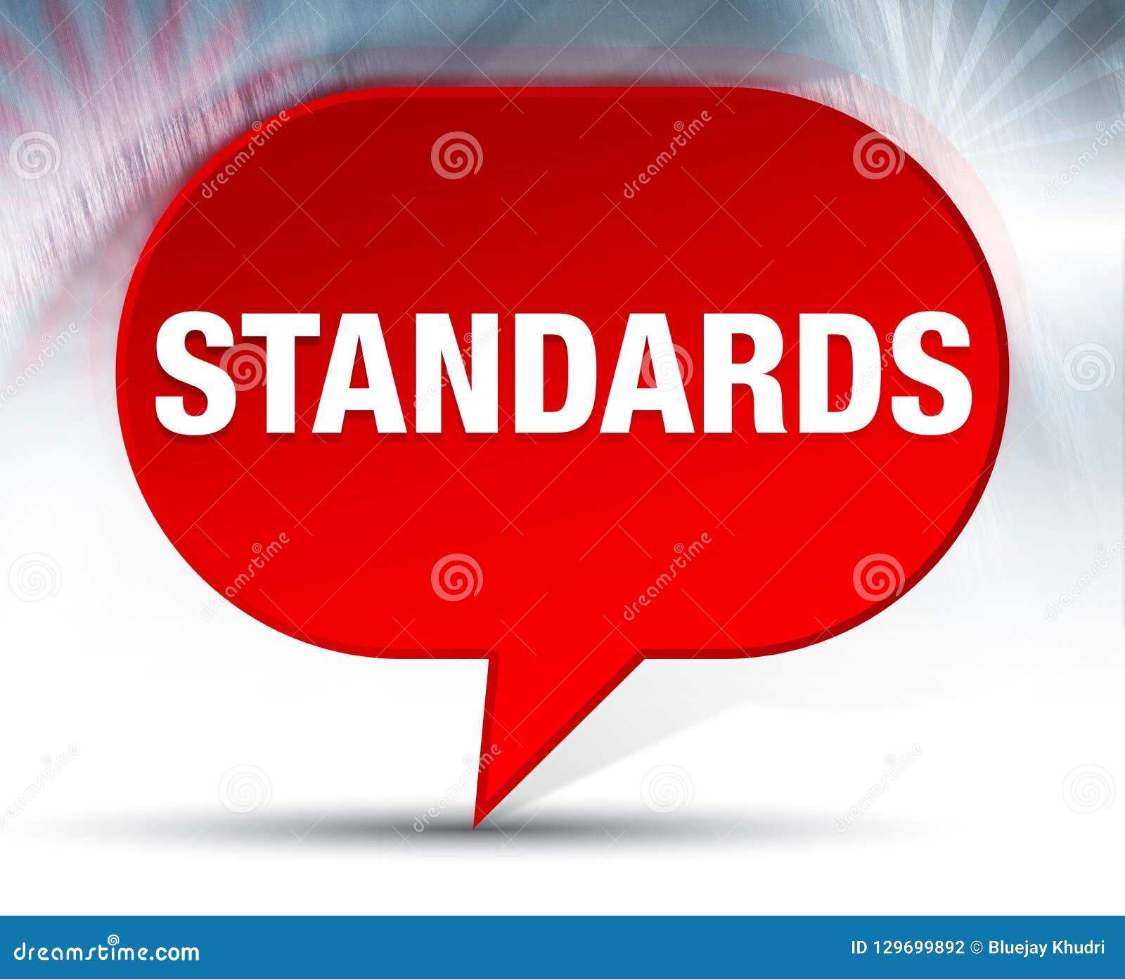 Standards Red Bubble Background Stock Illustration - Illustration of ...
